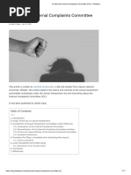 POSH Committee Guidelines | PDF