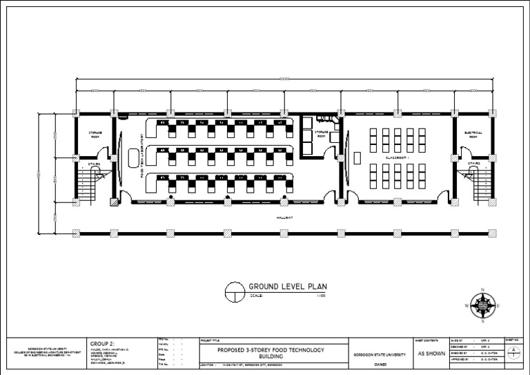 Architectural Plan - 1ST Floor | PDF
