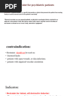 Restraint Nursing Guideline For Care | PDF | Nursing | Joint Commission