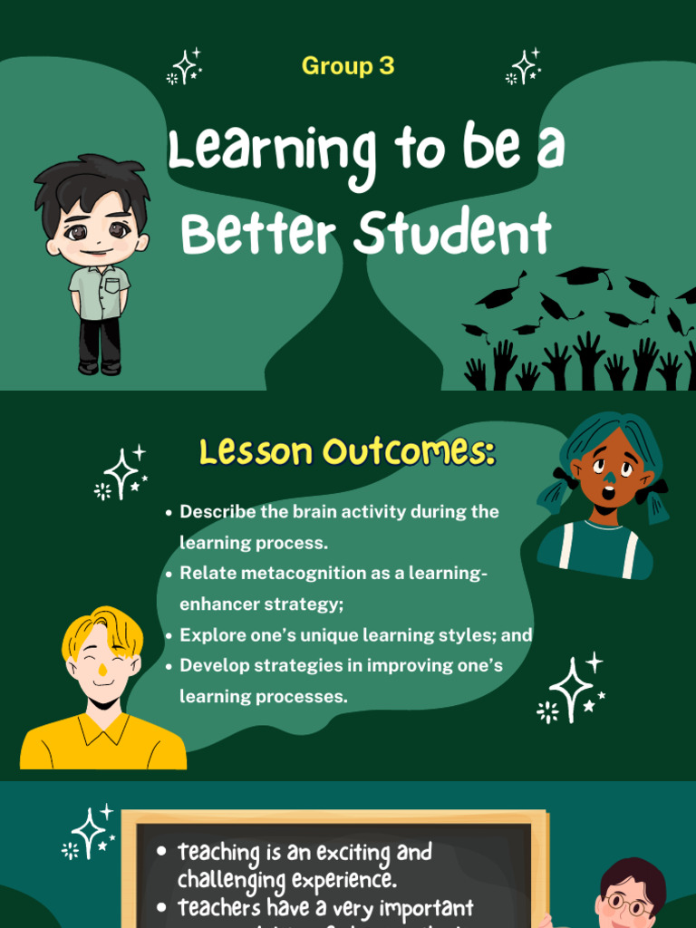 Group - 3 Learning To Be A Better Student | Download Free PDF | Neuron | Learning