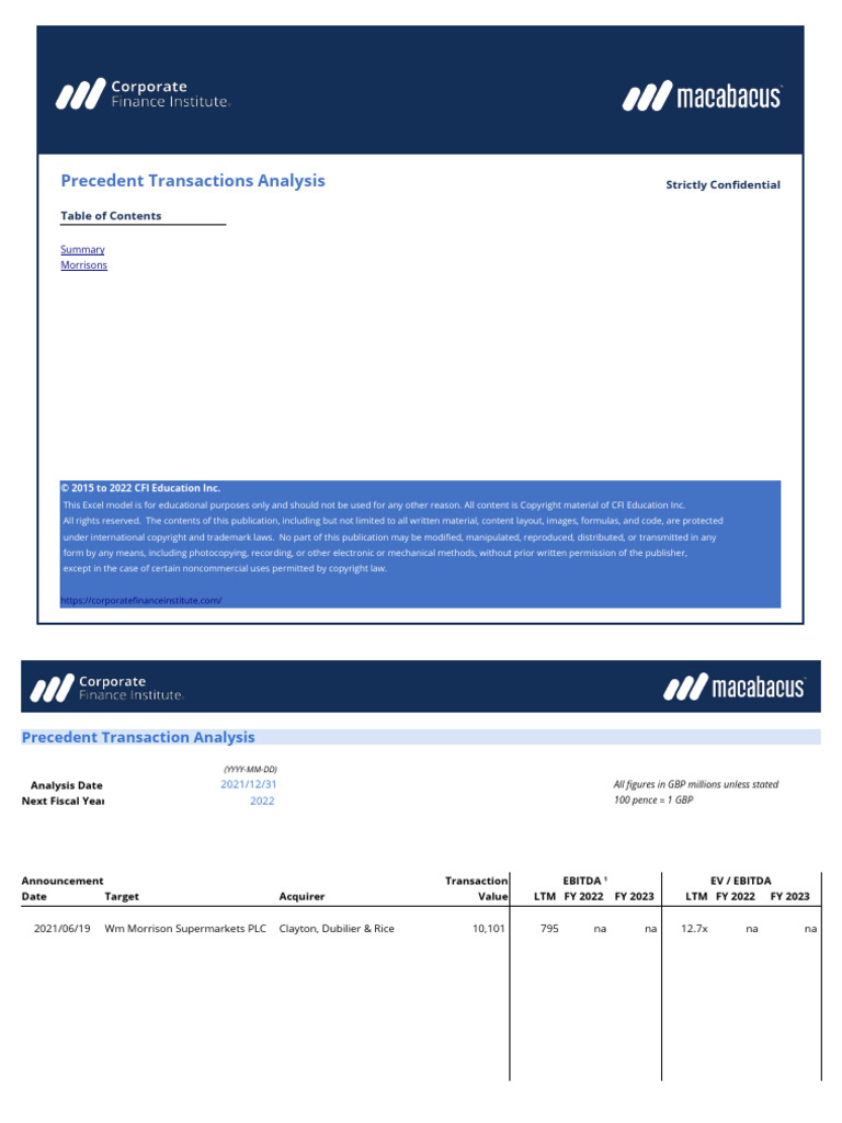 Transaction Comps (Complete) | PDF | Intellectual Property Law