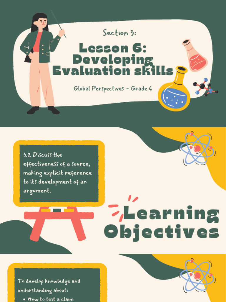 Global Perspectives - Section 3 Lesson 6 | Download Free PDF | Learning | Evidence
