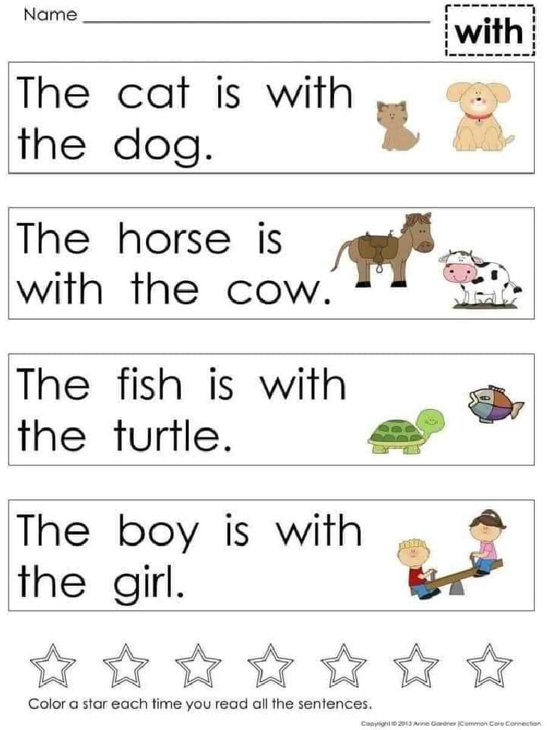 Reading Comprehension-Grade 1 | PDF