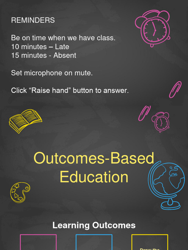 Chapter 1 Outcome Based Education | PDF | Learning | Cognition