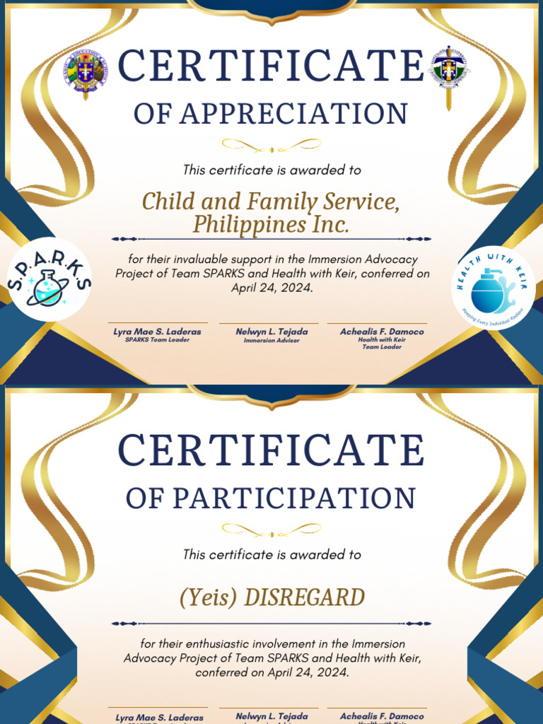 L1 and L2 Certificates | PDF