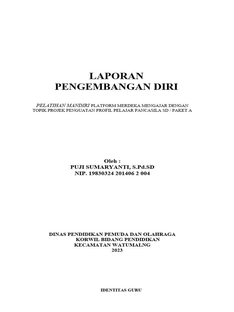 LAP Topik P5 SD-Paket A | PDF