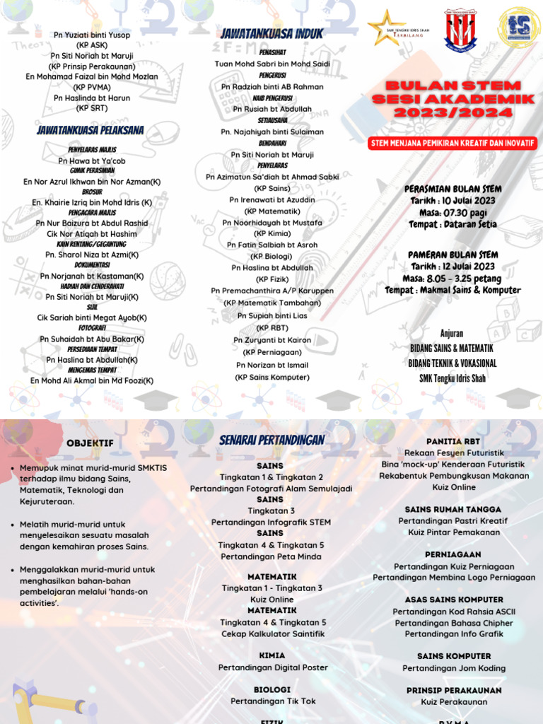 BULAN STEM 2023 (Brochure) | PDF