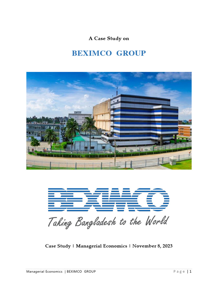 Beximco Group Case Study | PDF | Wage | Private Sector