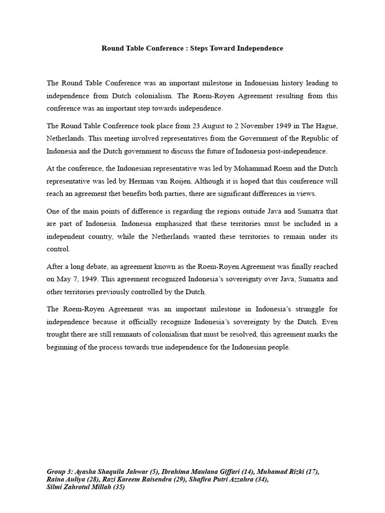 Historical Recount Text-Group 3 | PDF | Diplomacy | Global Politics