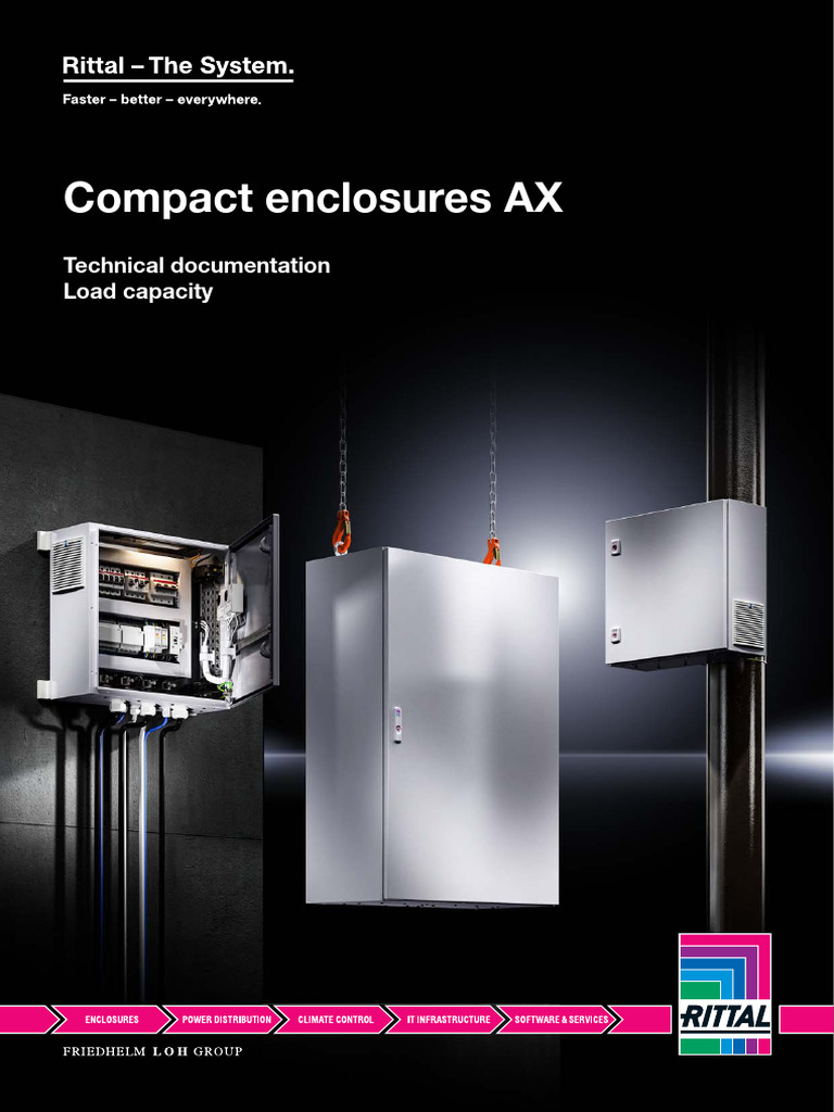 Rittal 1376000 Load Brochure 3 8310 | PDF | Crane (Machine)