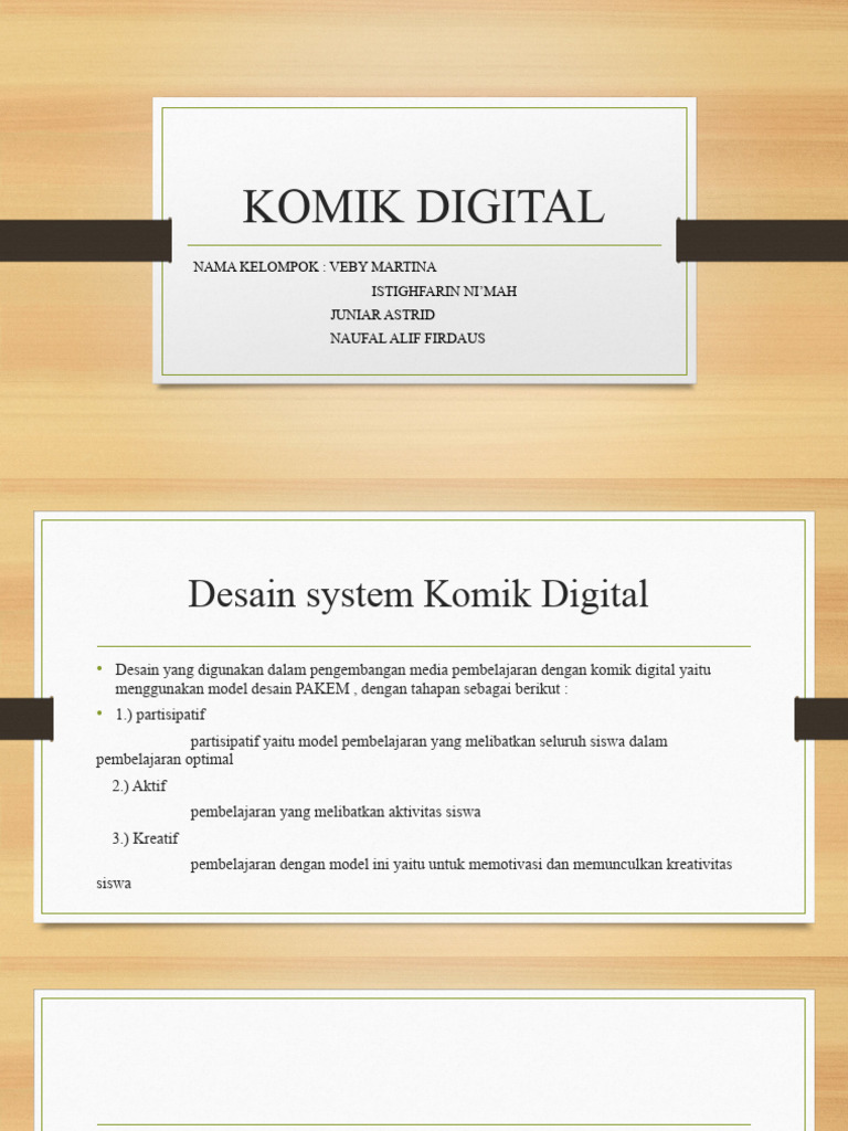 Desain Komik Digital untuk Pembelajaran | PDF