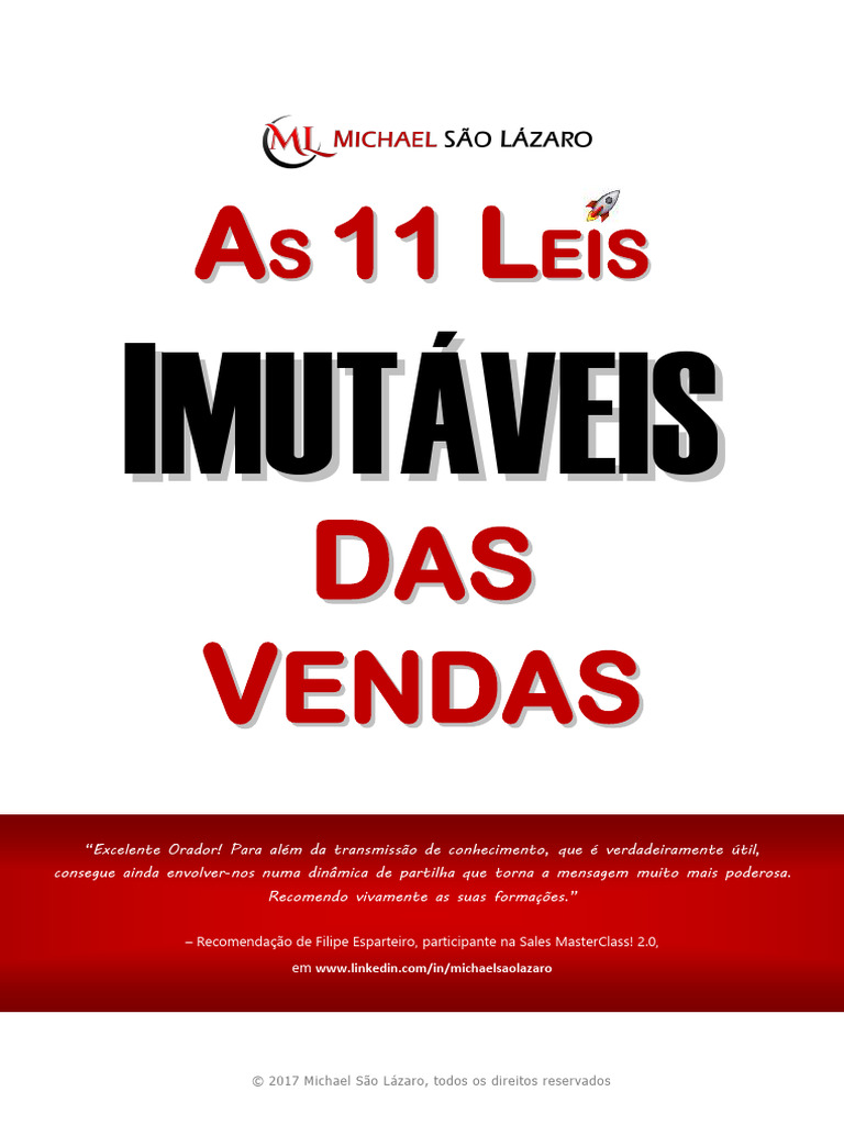 As 11 Leis Imutaveis Das Vendas | PDF | Tempo | Publicidade