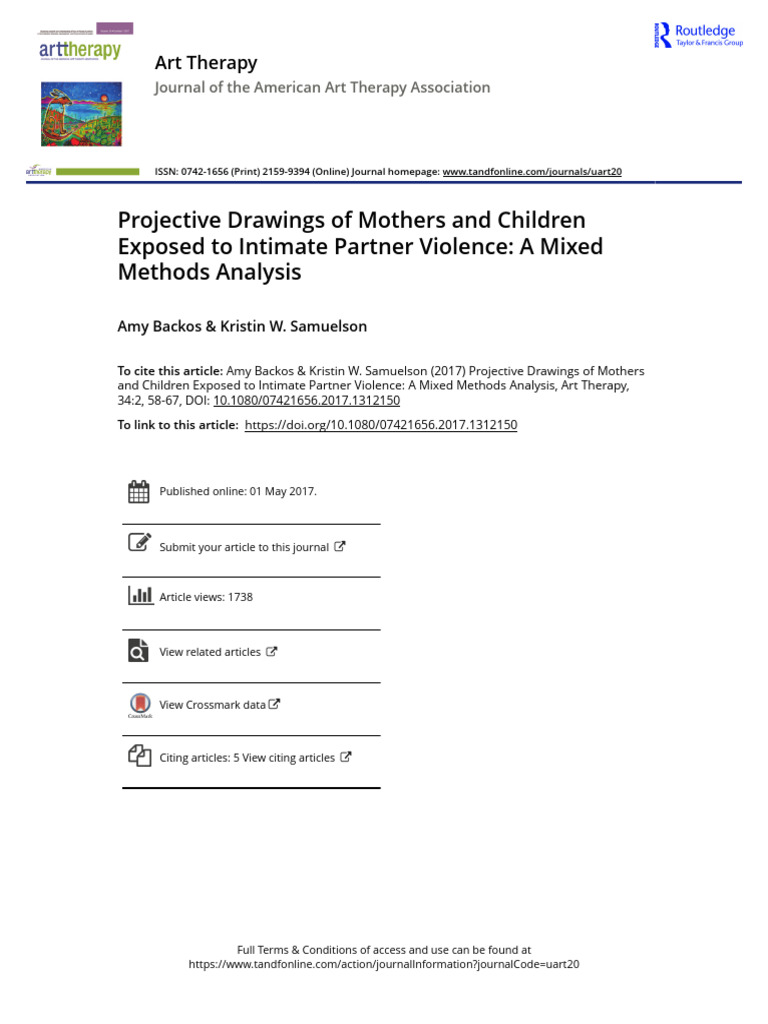 Projective Drawings of Mothers and Children Exposed To Intimate Partner ...