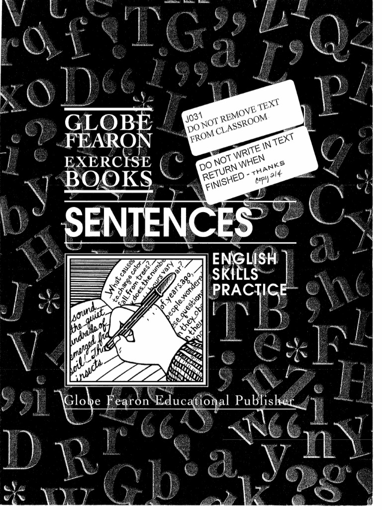 Globe Fearon Sentences | PDF | Subject (Grammar) | Sentence (Linguistics)