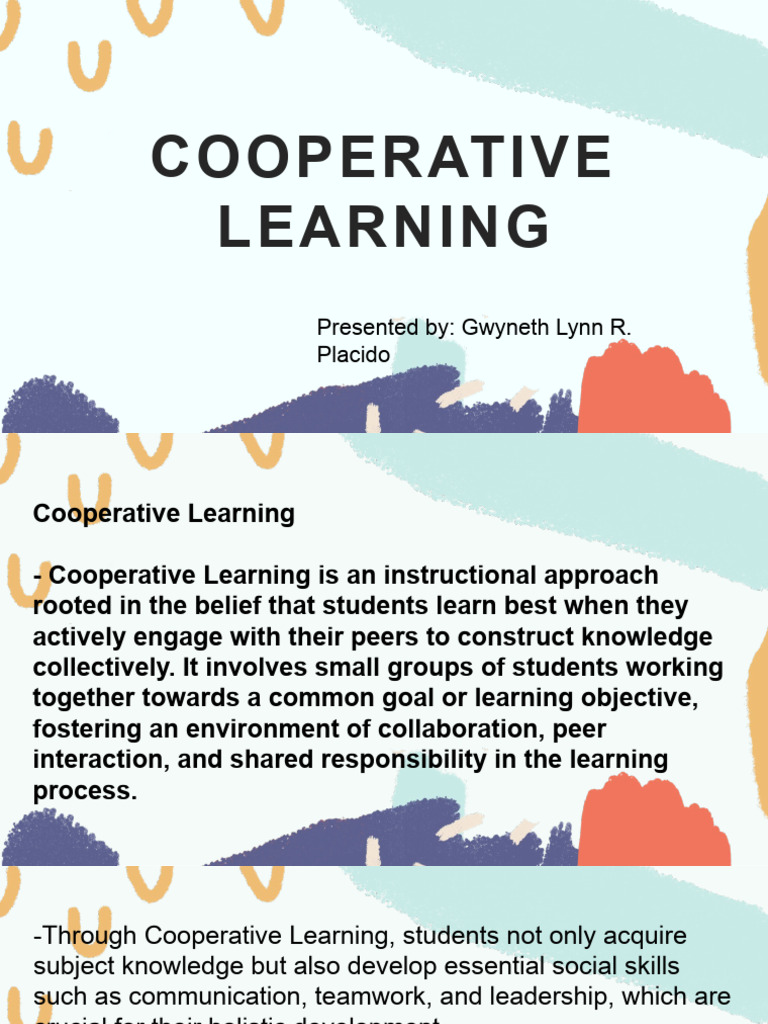 Cooperative Learning in Math Education | PDF | Learning | Teaching ...