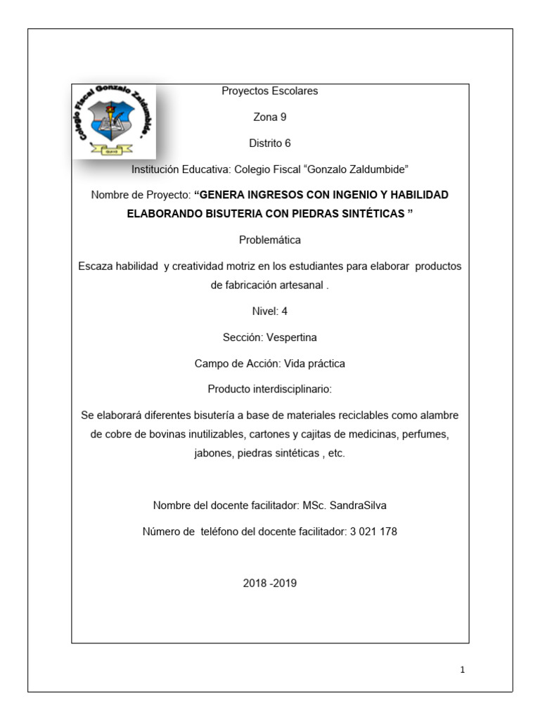 Decimo Proyecto | PDF