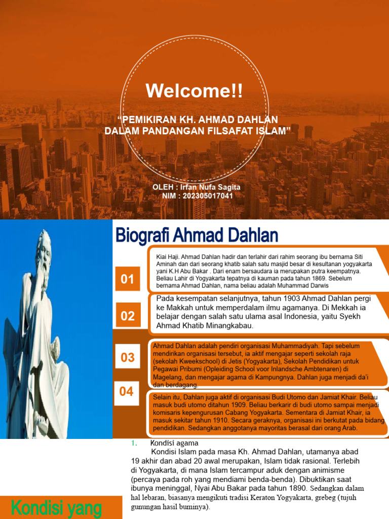 Ppt. Tentang Filsafat Islam KH Ahmad Dahlan | PDF