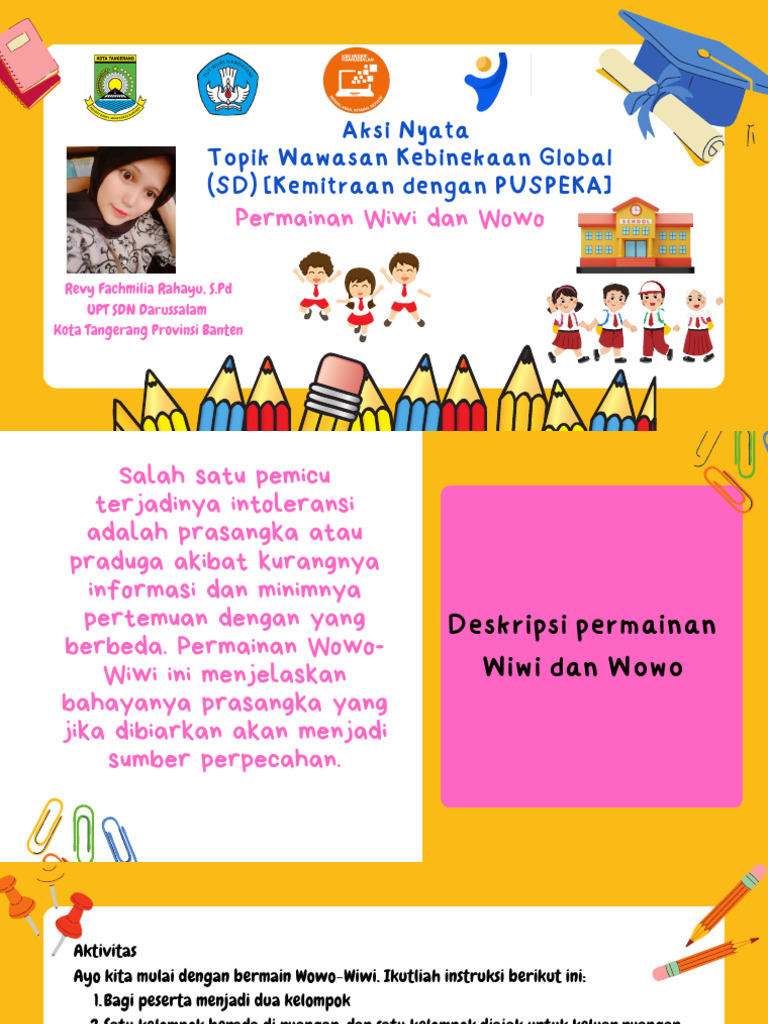 Aksi Nyata Permainan Wowo Dan Wiwi | PDF