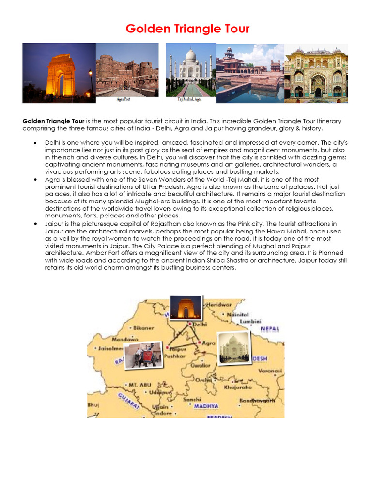 Golden-Triangle | PDF | Delhi