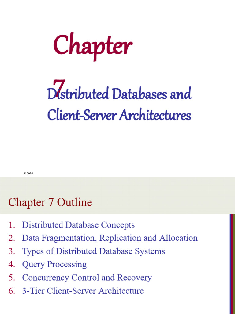 7 Distributed DB | Download Free PDF | Databases | Database Transaction