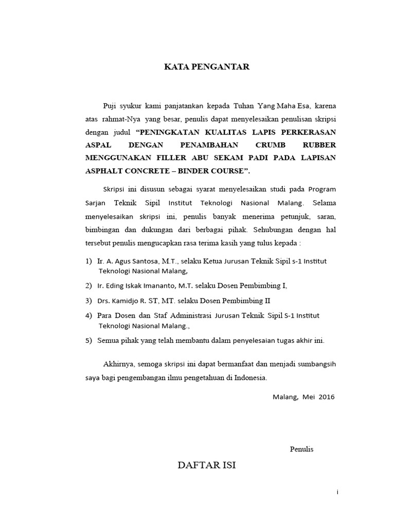 Daftar Isi Baru Fix | PDF