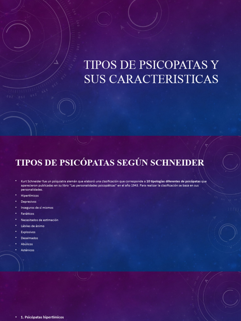 TIPOS DE PSICOPATAS | PDF | Psicopatía | Narcisismo TIPOS DE PSICOPATAS | PDF | Psicopatía | Narcisismo