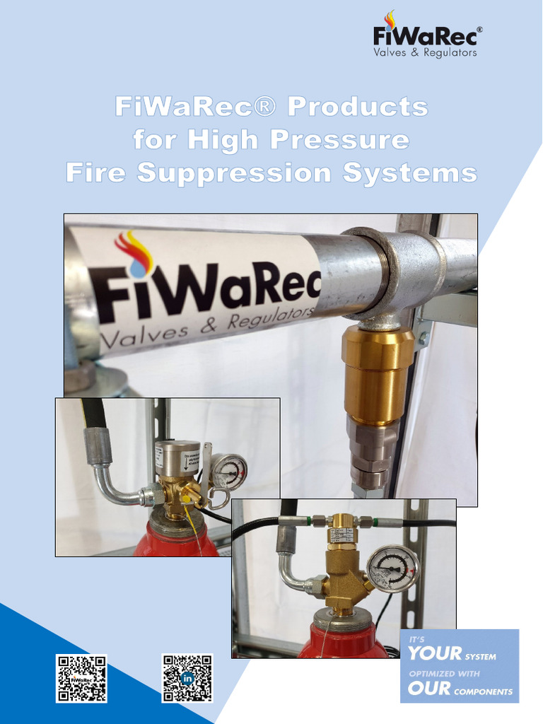 FiWaRec Product Catalogue For High Pressure Fire Suppression Systems ...
