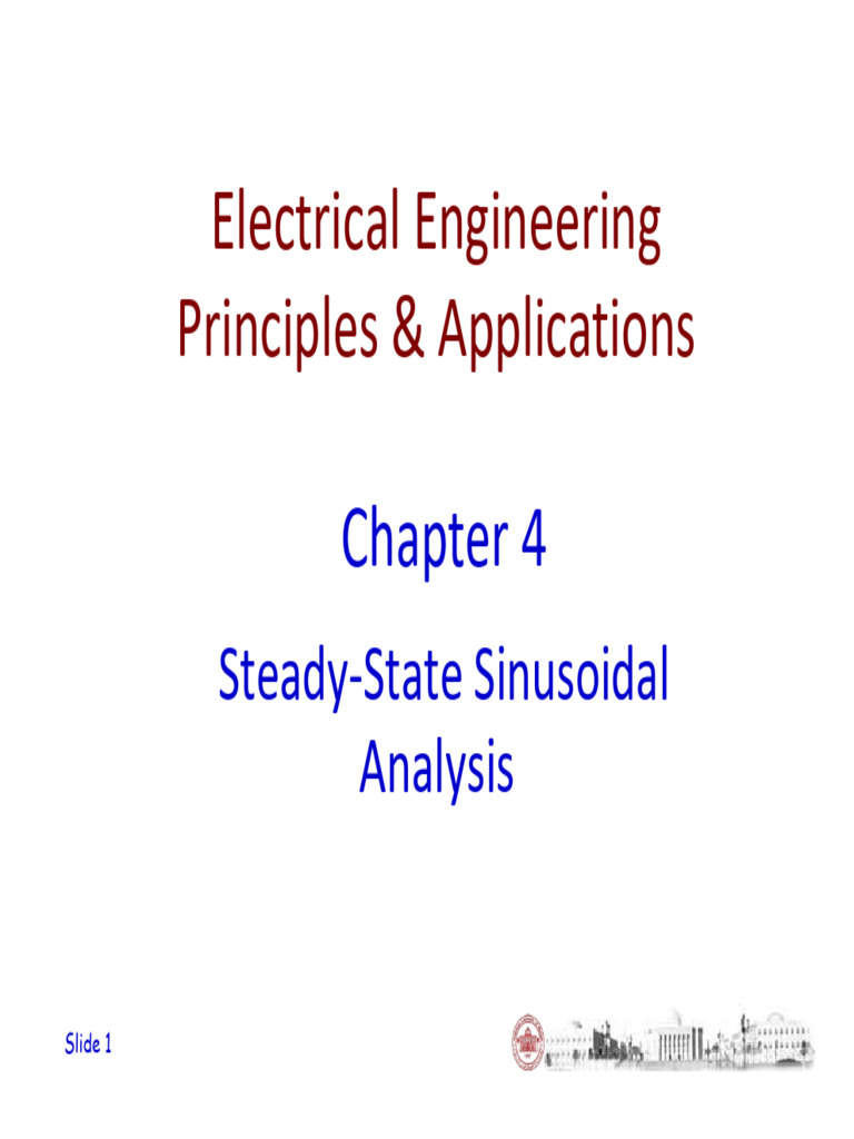 Steady-State Sinusoidal Analysis Guide | PDF | Ac Power | Electrical Impedance
