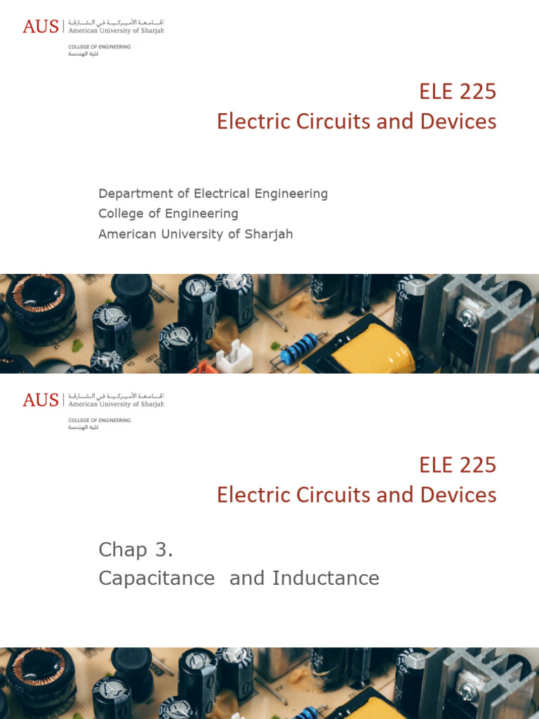 Capacitance and Inductance | PDF | Capacitor | Capacitance