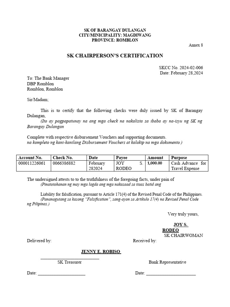 SKCC CAj | PDF | Payments