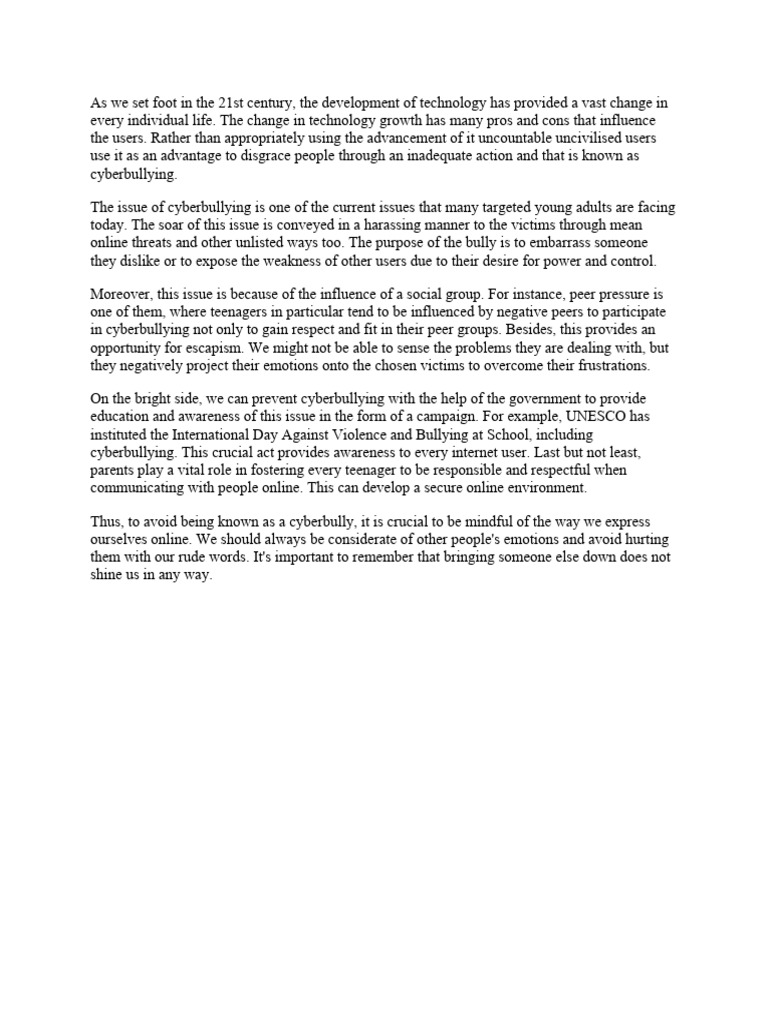 Understanding Cyberbullying and Prevention | PDF | Social Science