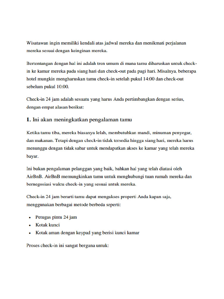 Reservasi 1 C | PDF