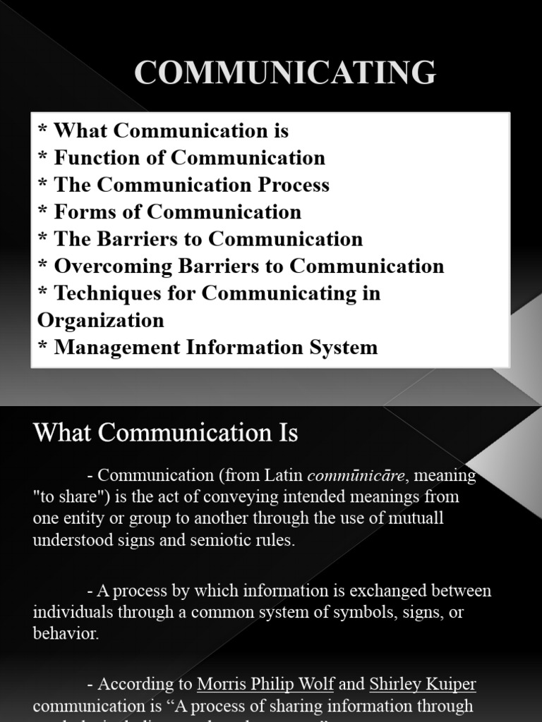 3.4 Communicating | PDF | Communication | Nonverbal Communication