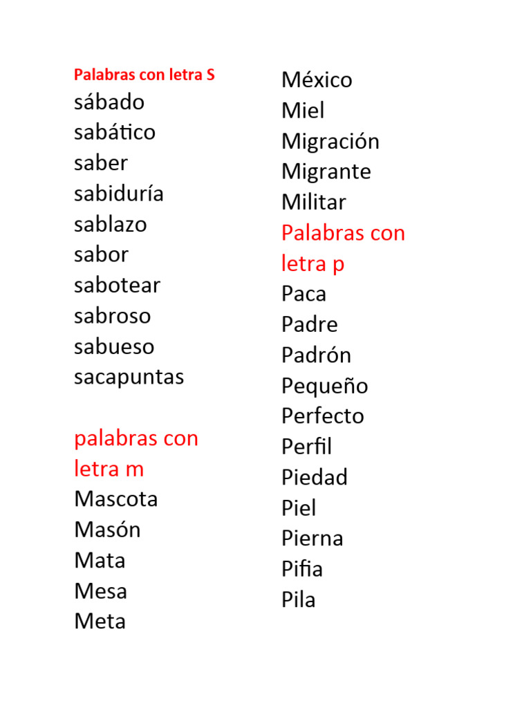 Palabras Con Letra S | Descargar gratis PDF | Antigua Grecia | Platón