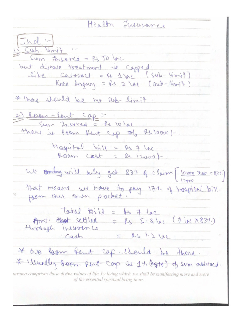 Imp. Health Insurance Points | PDF