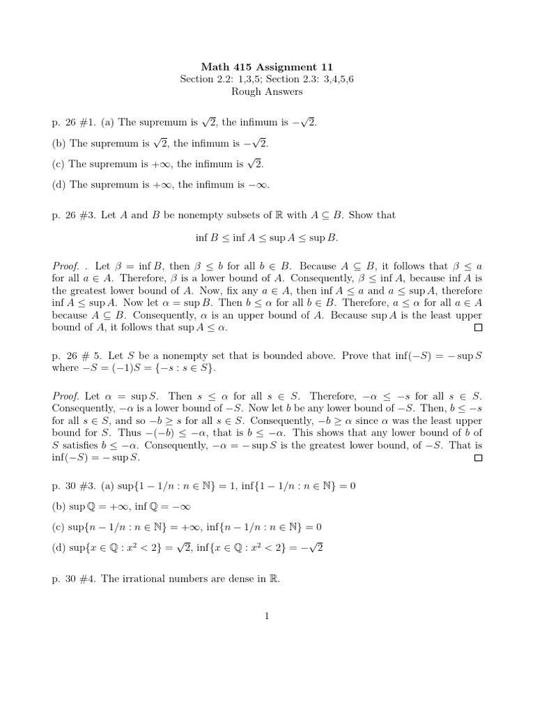 Real Analysis Solution VI PDF Mathematical Logic Arithmetic