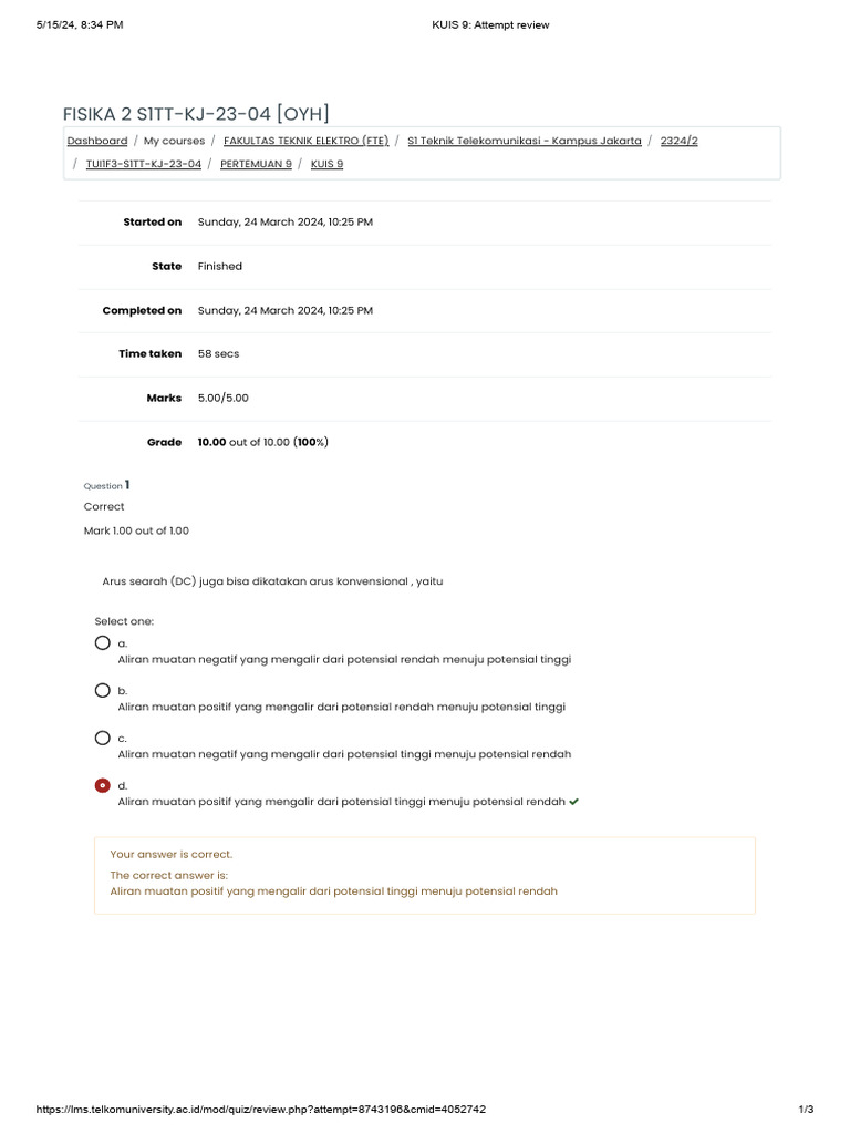 KJ Kuis 9 | PDF | Teknologi & Rekayasa