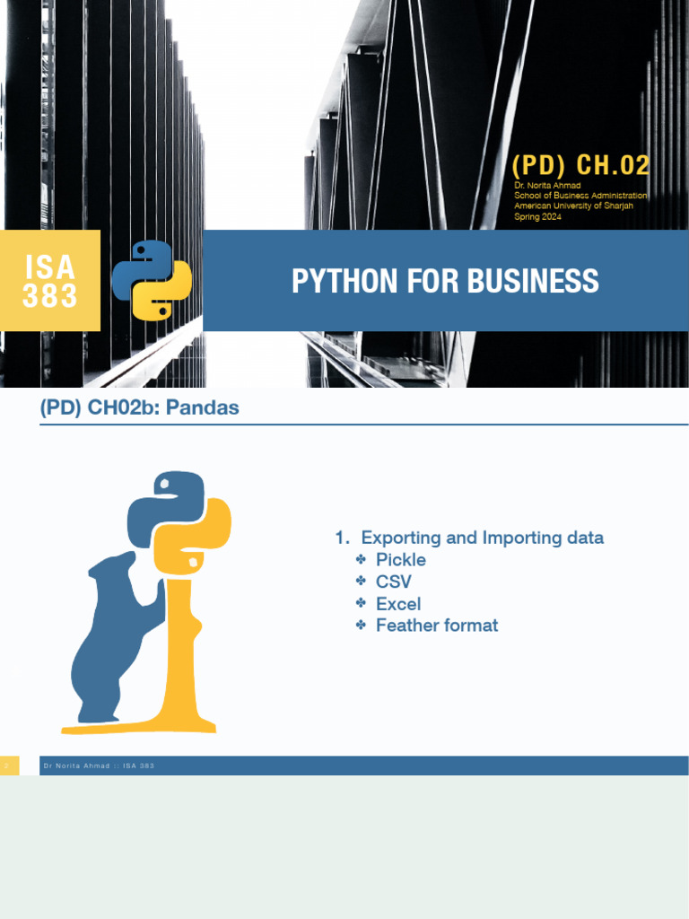 011b IS3A38 PD - Ch2b | PDF | Comma Separated Values | Computing