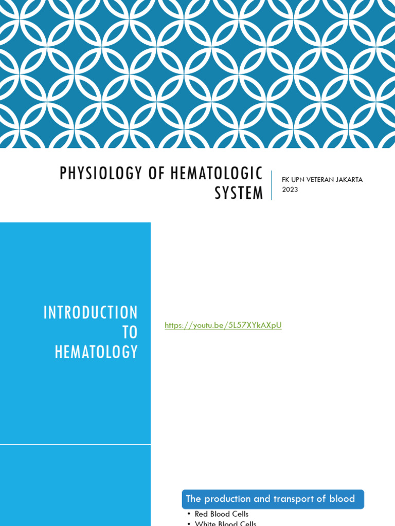 Physiology of Hematologic System 2023 | Download Free PDF | White Blood ...