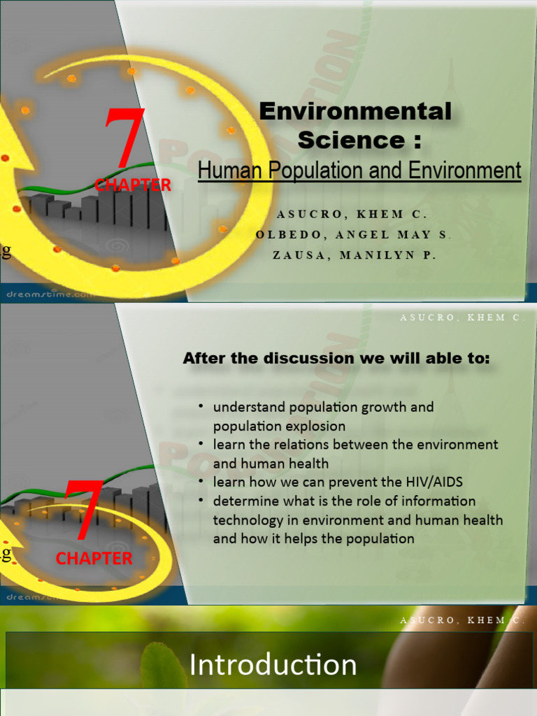 Human Population & Environment Guide | PDF | Population Growth | Population