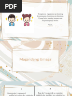 LP Pagpapalit NG Tunog Unahan Gitna Hulihan | PDF