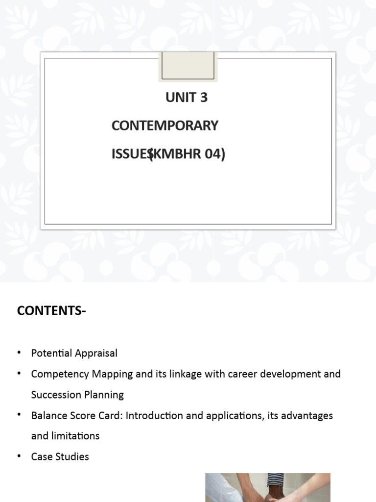 Unit 3 | PDF | Performance Appraisal | Leadership
