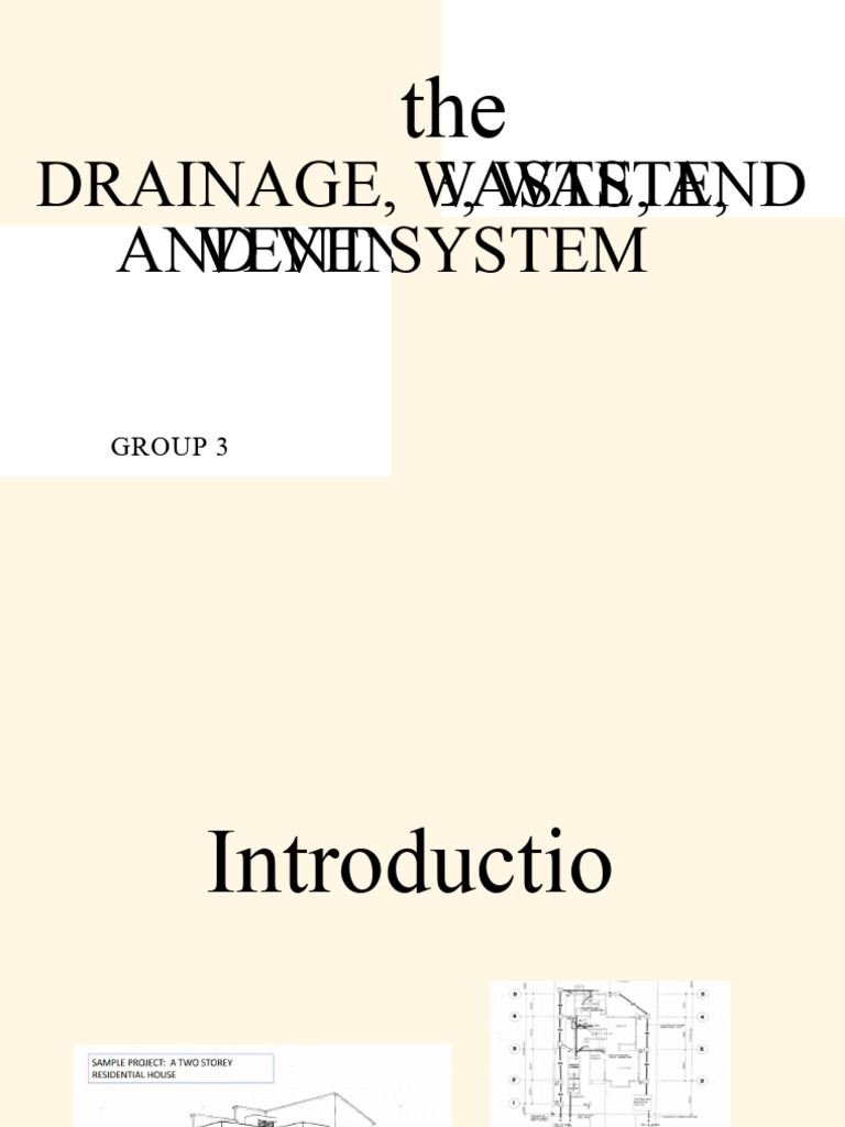 Group 3 - Module 3 The DWV System | PDF | Storm Drain | Plumbing