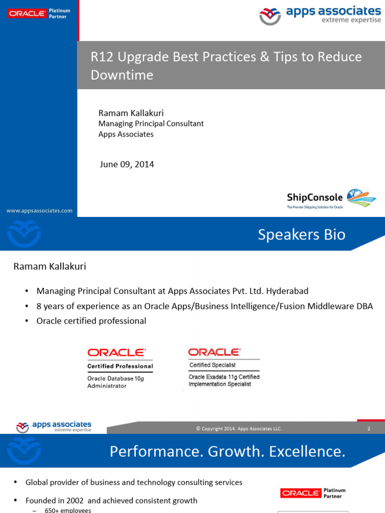 R12 Upgrade Best Practices | PDF | Oracle Corporation | Application ... R12 Upgrade Best Practices | PDF | Oracle Corporation | Application ...