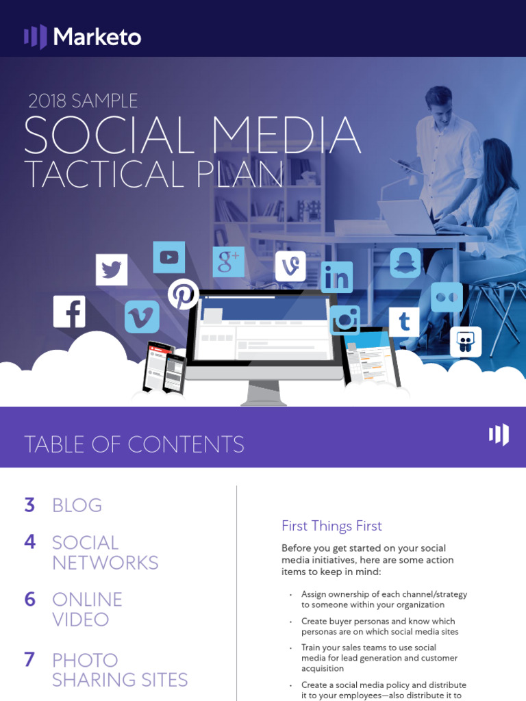 2018-Sample-Social-Media-Tactical-Plan | PDF | Popular Culture & Media ...