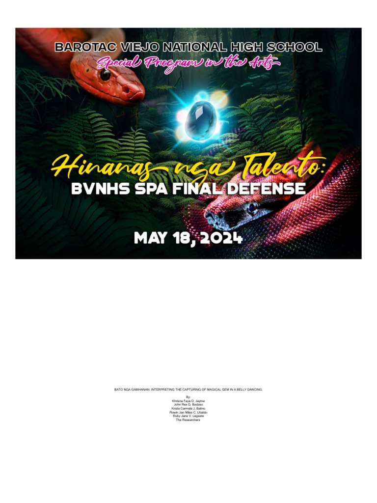 Research Dance 1 Ppt | PDF | Luck | Snake