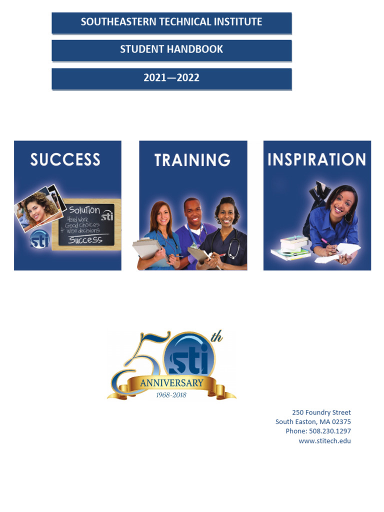 STI Student Handbook 2021 2022 APPROVED 6.8.21 | PDF | Transport Layer ...