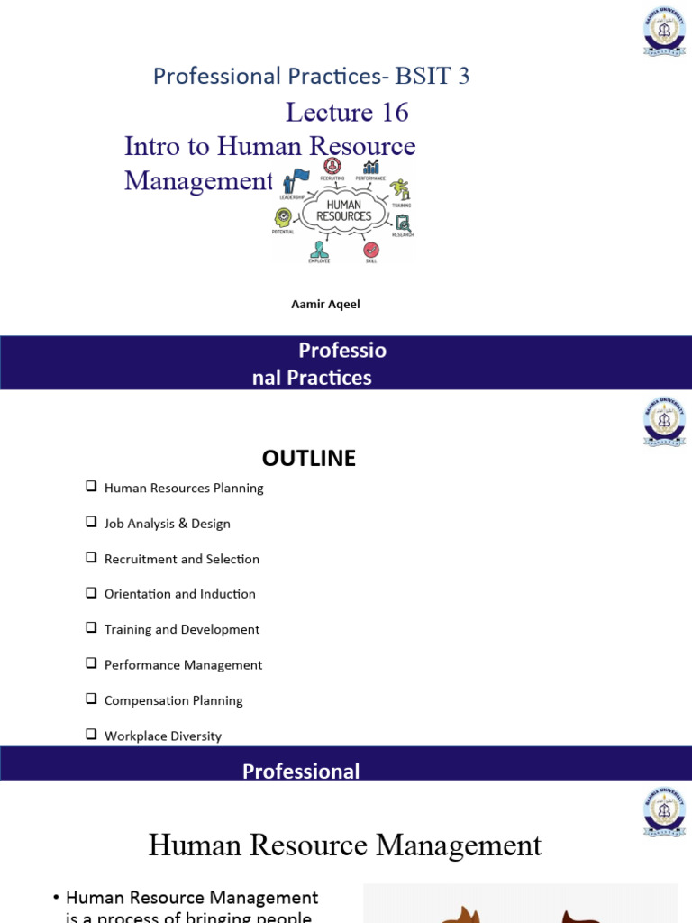 Human Resource Management Overview | PDF | Recruitment | Human Resources