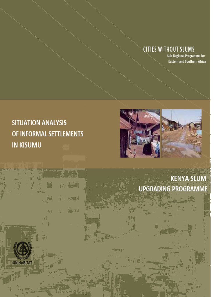 Situation Analysis of Informal Settlements in Kisumu | Download Free ...