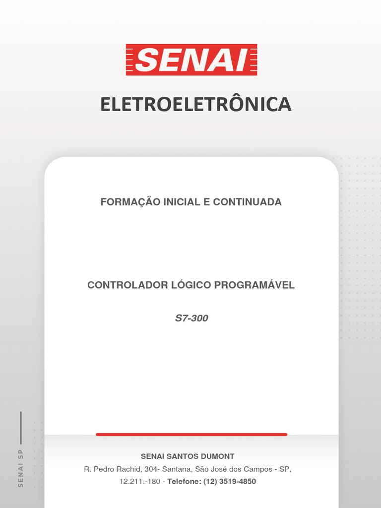 Controlador Lógico Programável - S7 - 300 | PDF | Controlador lógico ...
